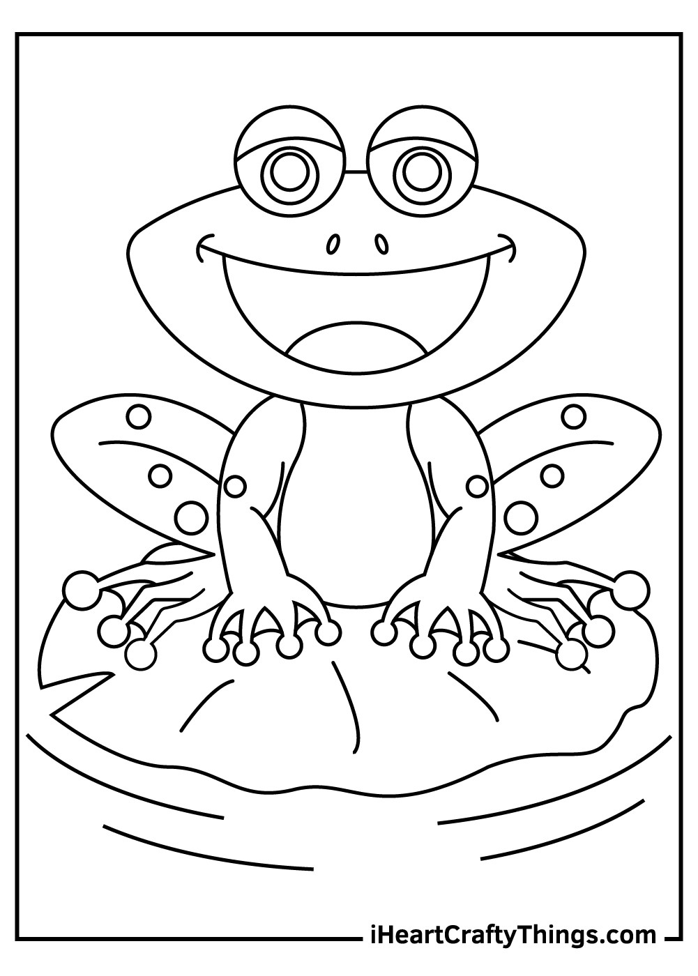 Frog Coloring Pages (Updated 2021)