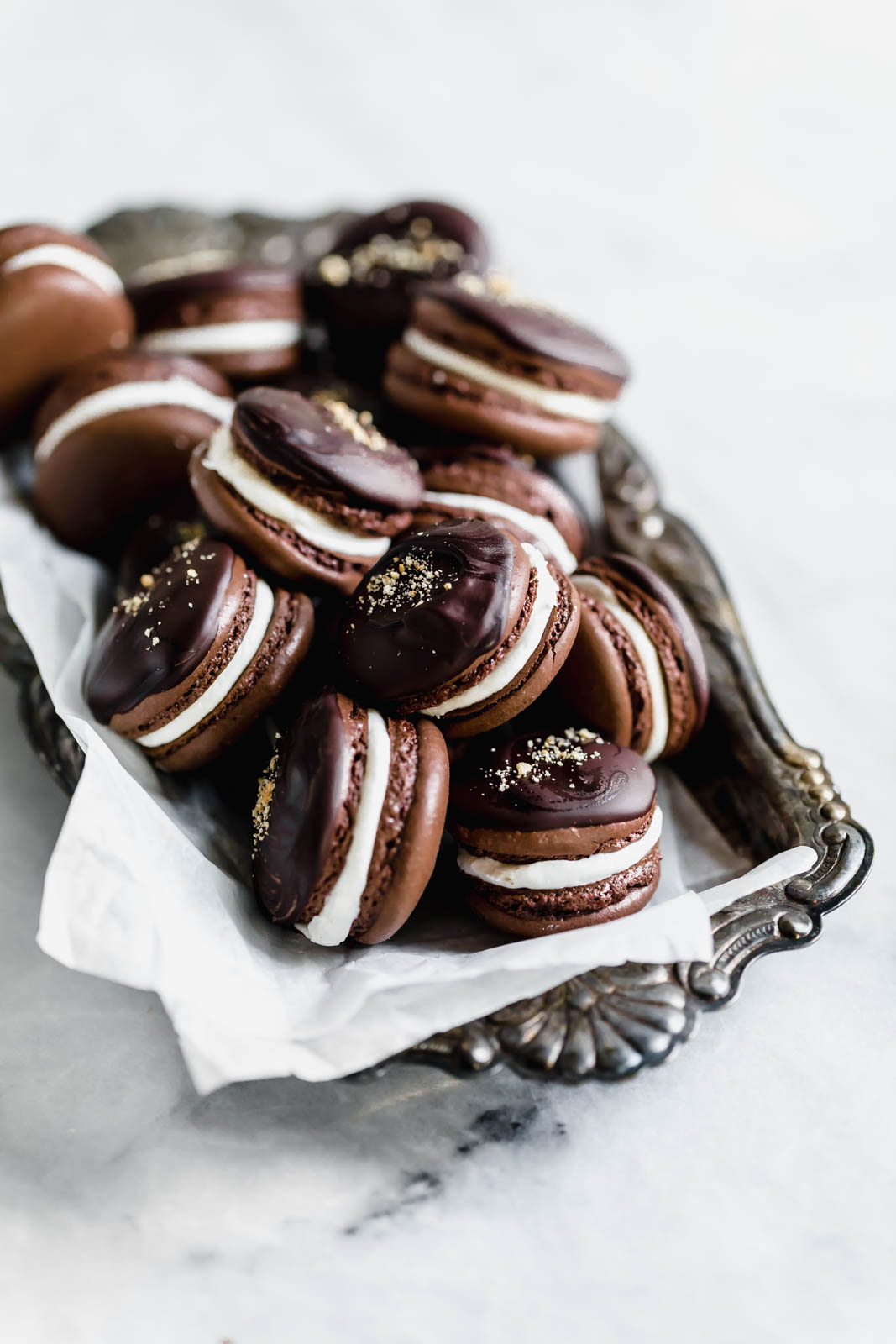S'mores Macarons - Broma Bakery