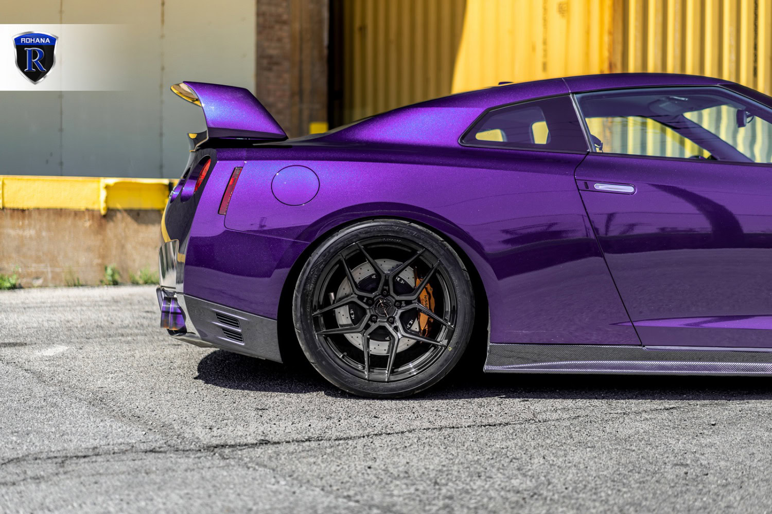 Nissan GT-R R35 Purple Rohana RFX11 | Wheel Front
