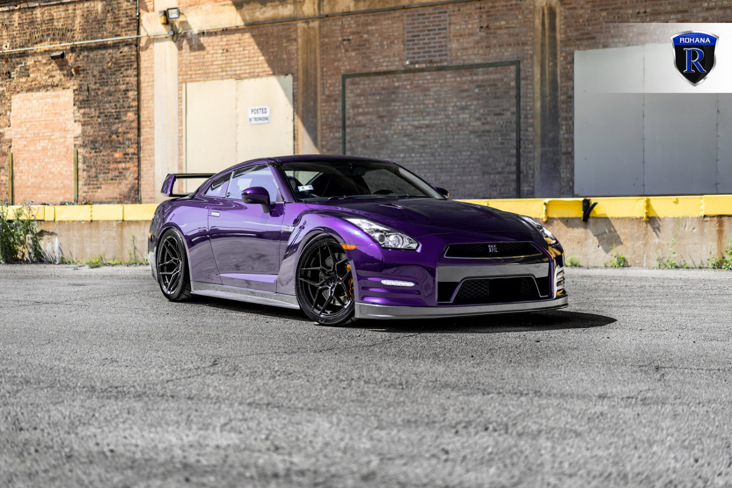 Nissan GT-R R35 Purple Rohana RFX11 | Wheel Front