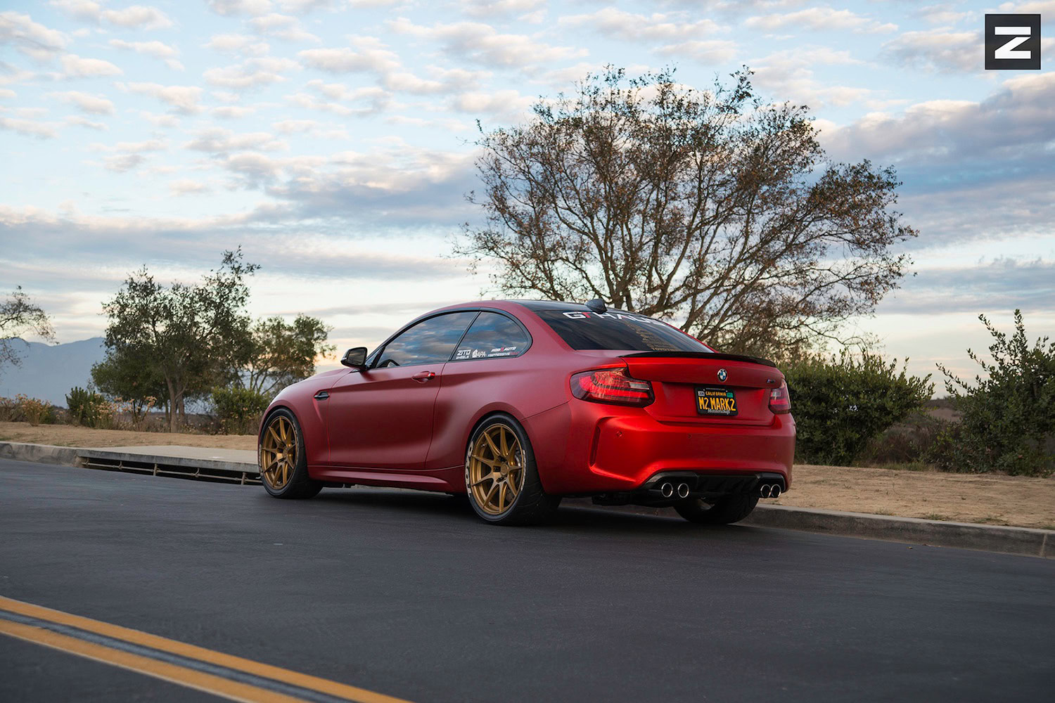 BMW M2 F87 Red Zito ZF02 | Wheel Front