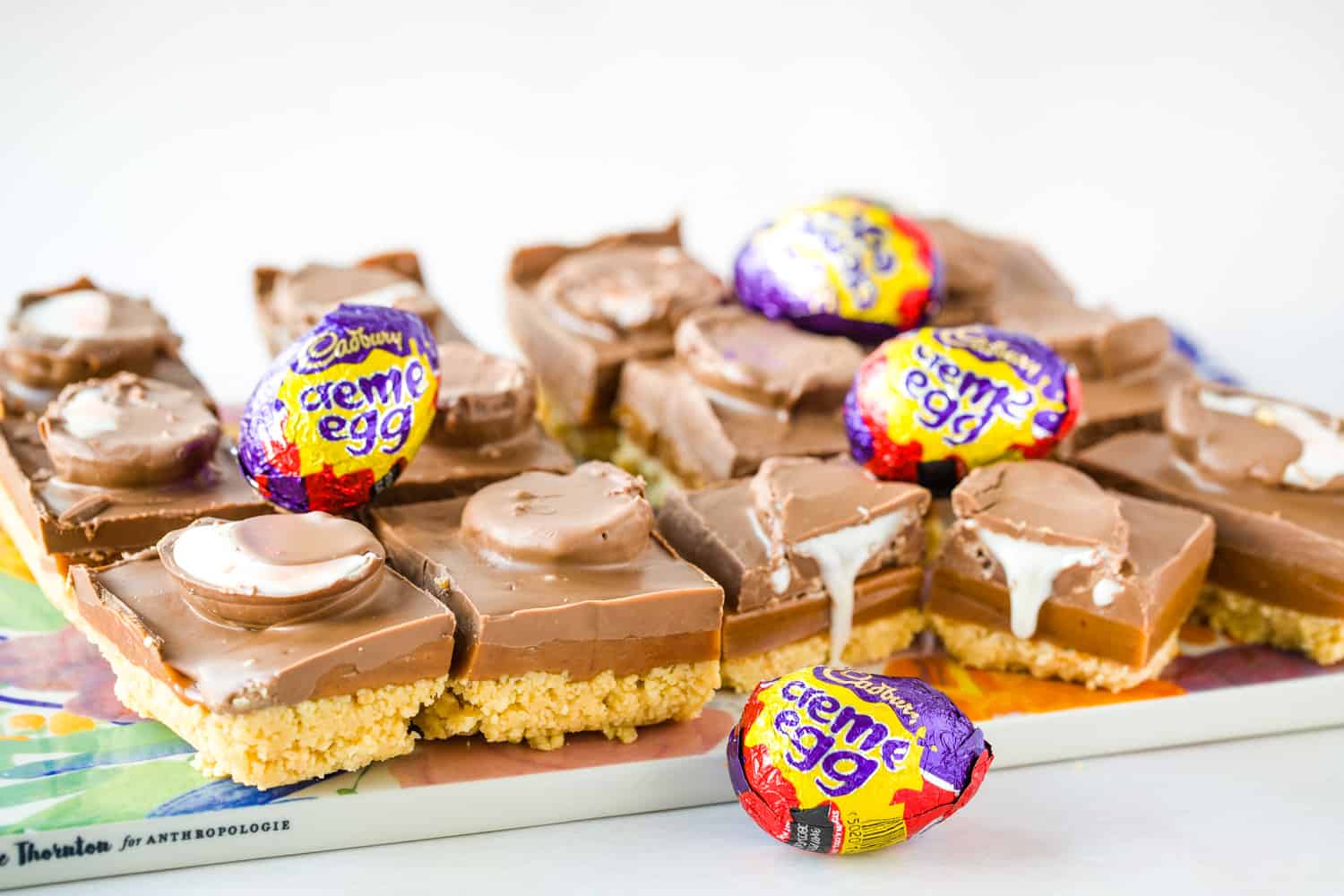 Cadbury's Creme Egg Caramel Shortbread | Amy Treasure
