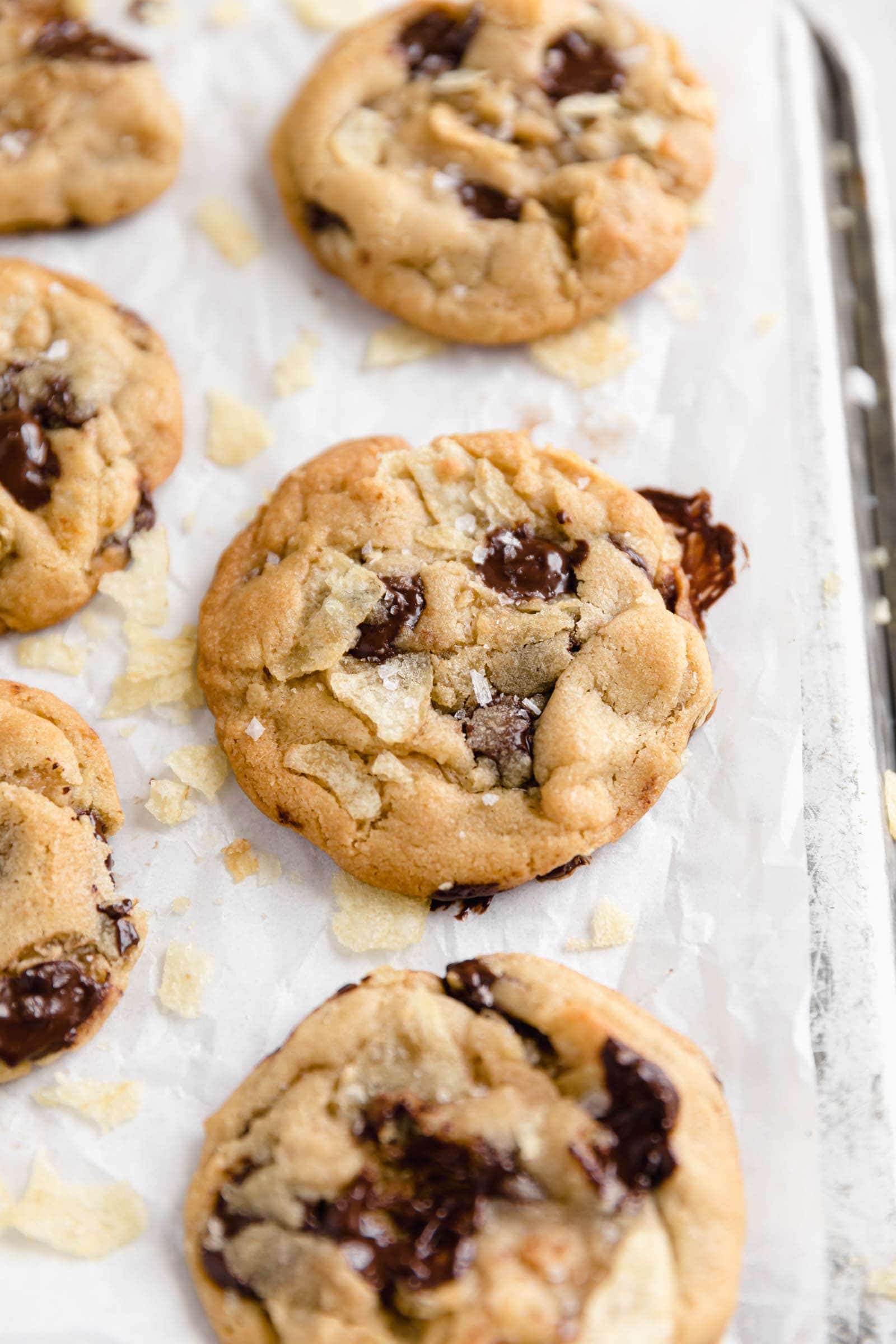 Potato Chip Chocolate Chip Cookies - Broma Bakery