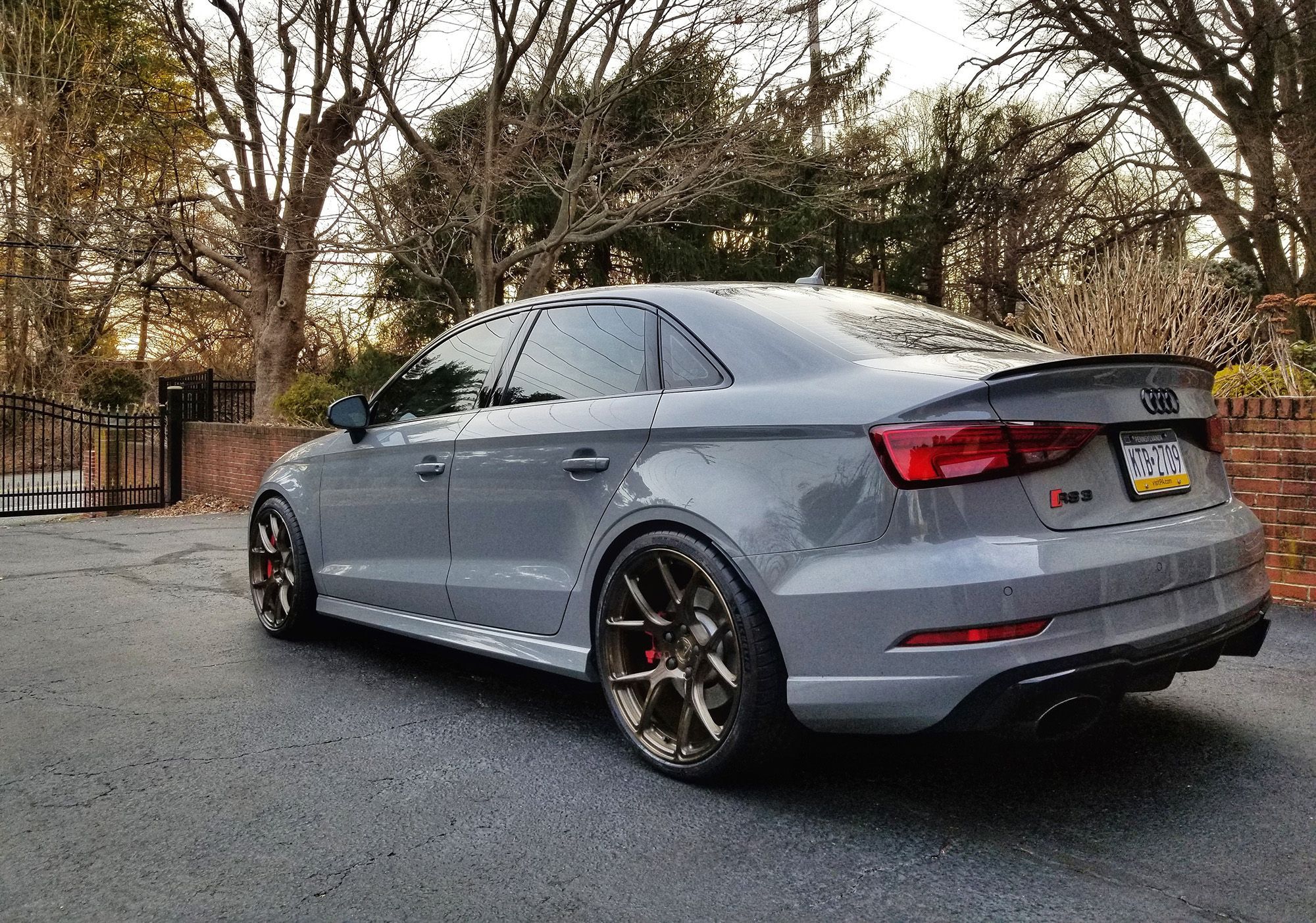 Audi RS3 8V Sedan Grey BC Forged RZ05 | Wheel Front