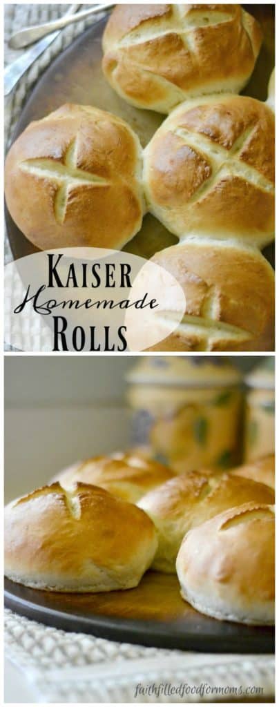 Homemade Kaiser Rolls • Faith Filled Food for Moms