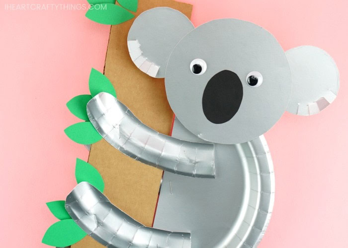 Koala Printable Template -Easy Paper Plate Craft For Kids! - I Heart ...