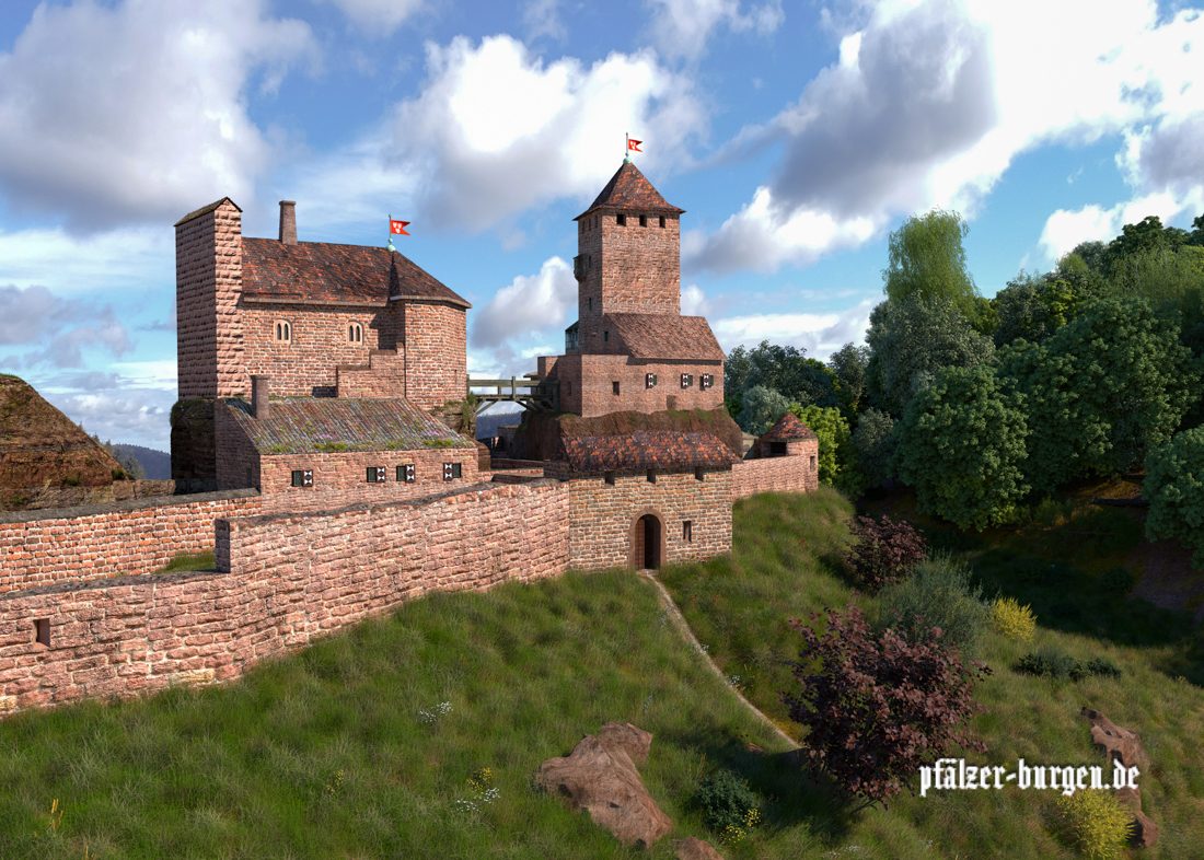 Zeitreise zu den Dahner Burgen des Jahres 1475