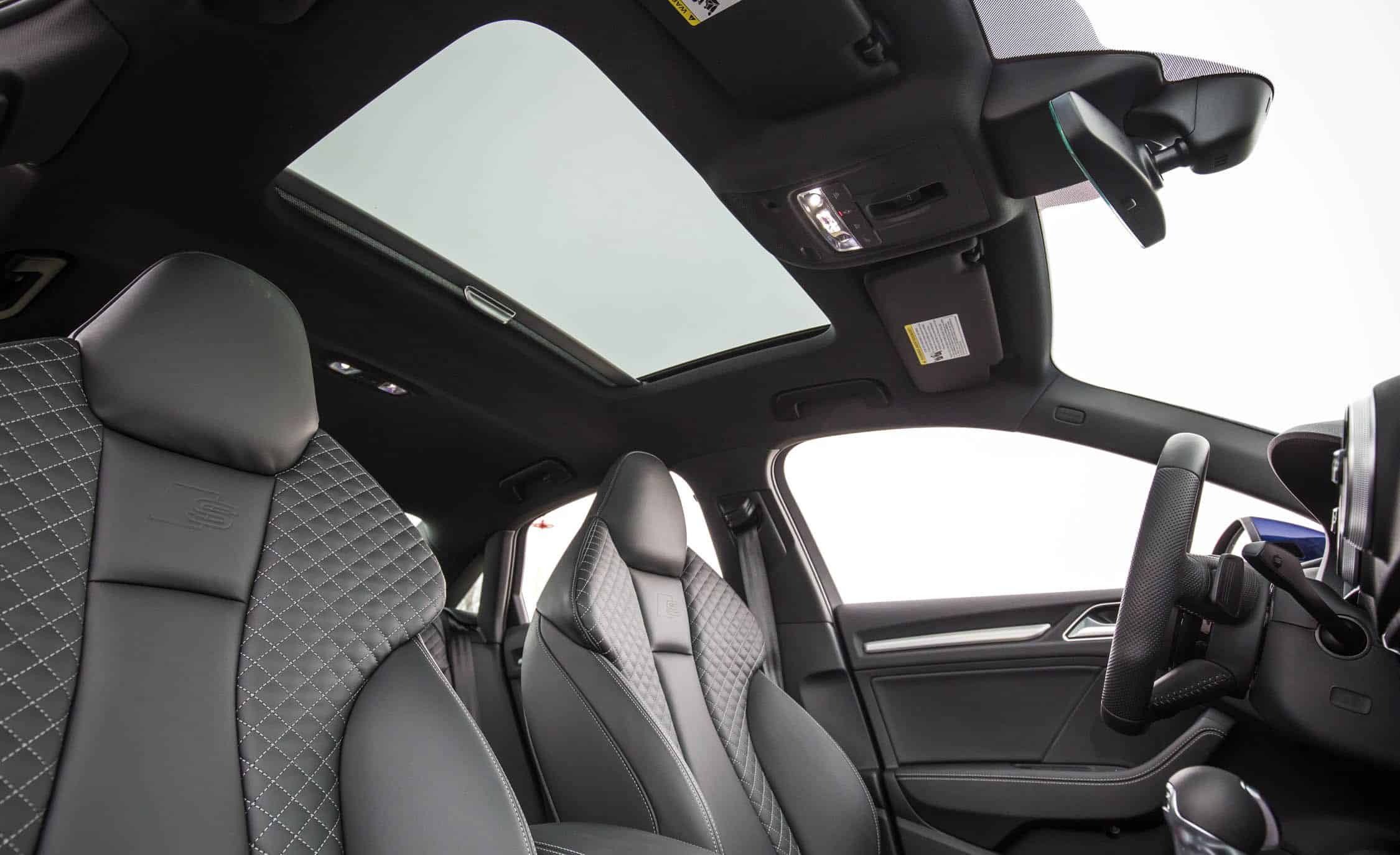 2017 Audi S3 Interior View Panoramic Sun Roof Gallery (Photo 10 of 50)