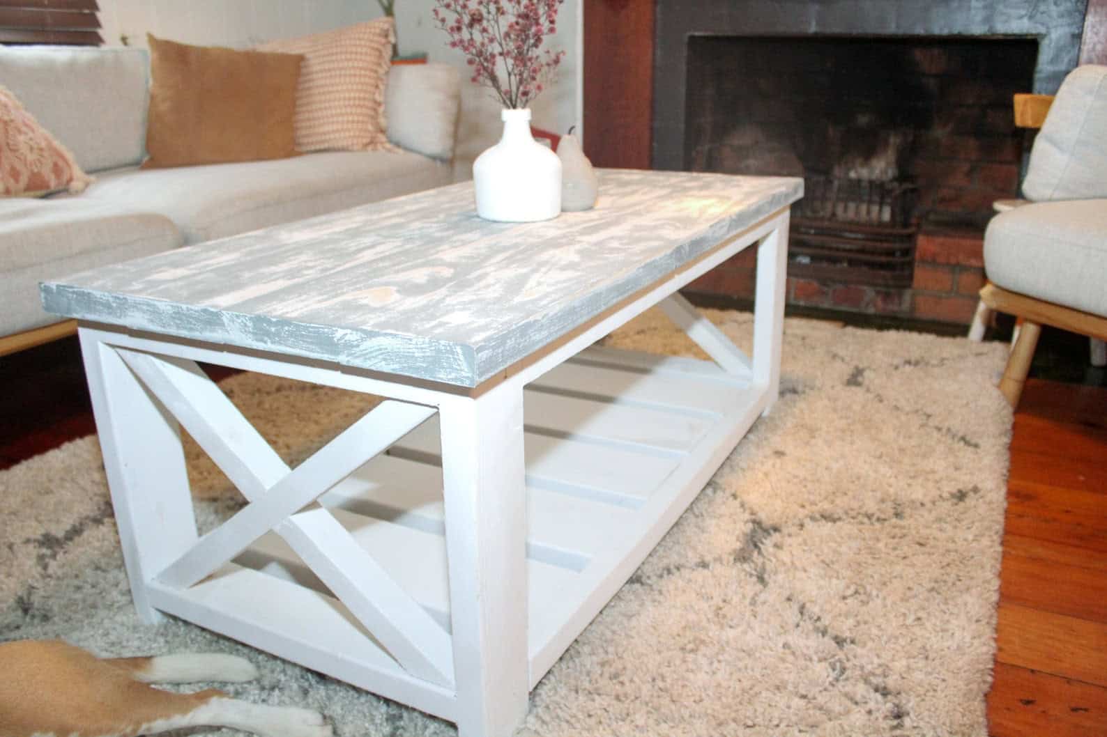 The Best Oceanside White-washed Coffee Tables