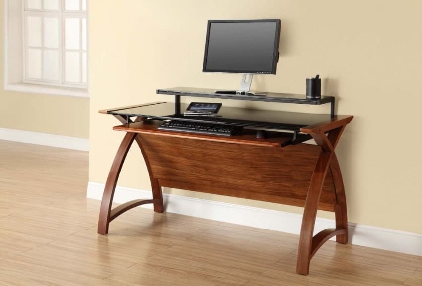 Image Gallery of Walnut Laptop Computer Desks (View 11 of 15 Photos)