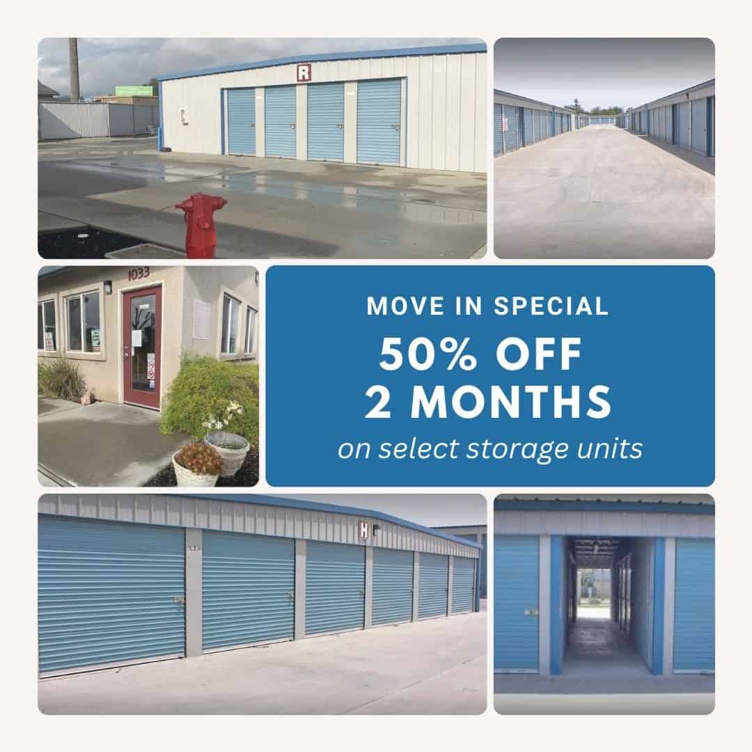 Storage Unit Rates and Availability
