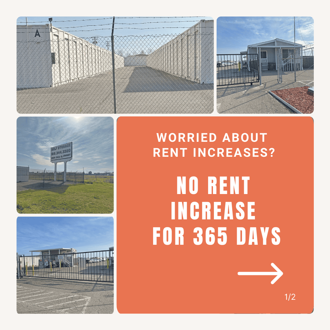 Storage Unit Rates and Availability