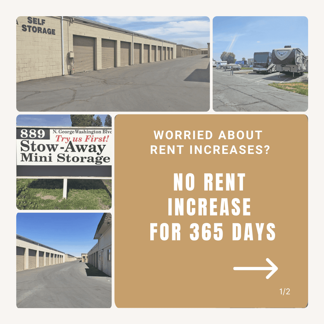 Storage Unit Rates and Availability