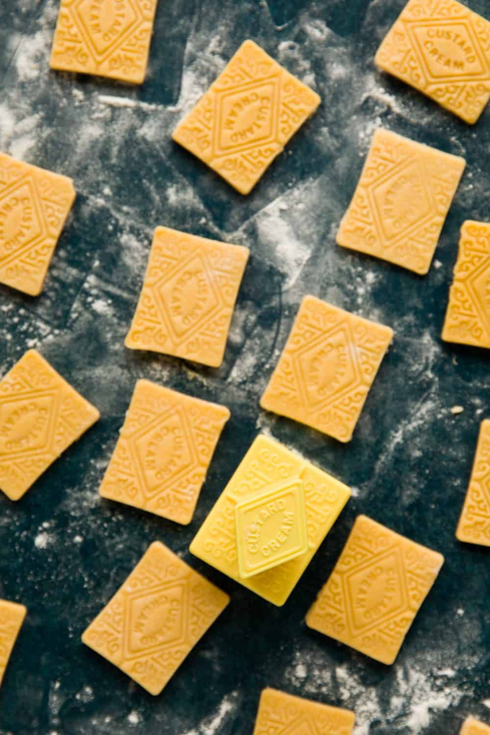 Homemade Custard Cream Biscuits | Amy Treasure