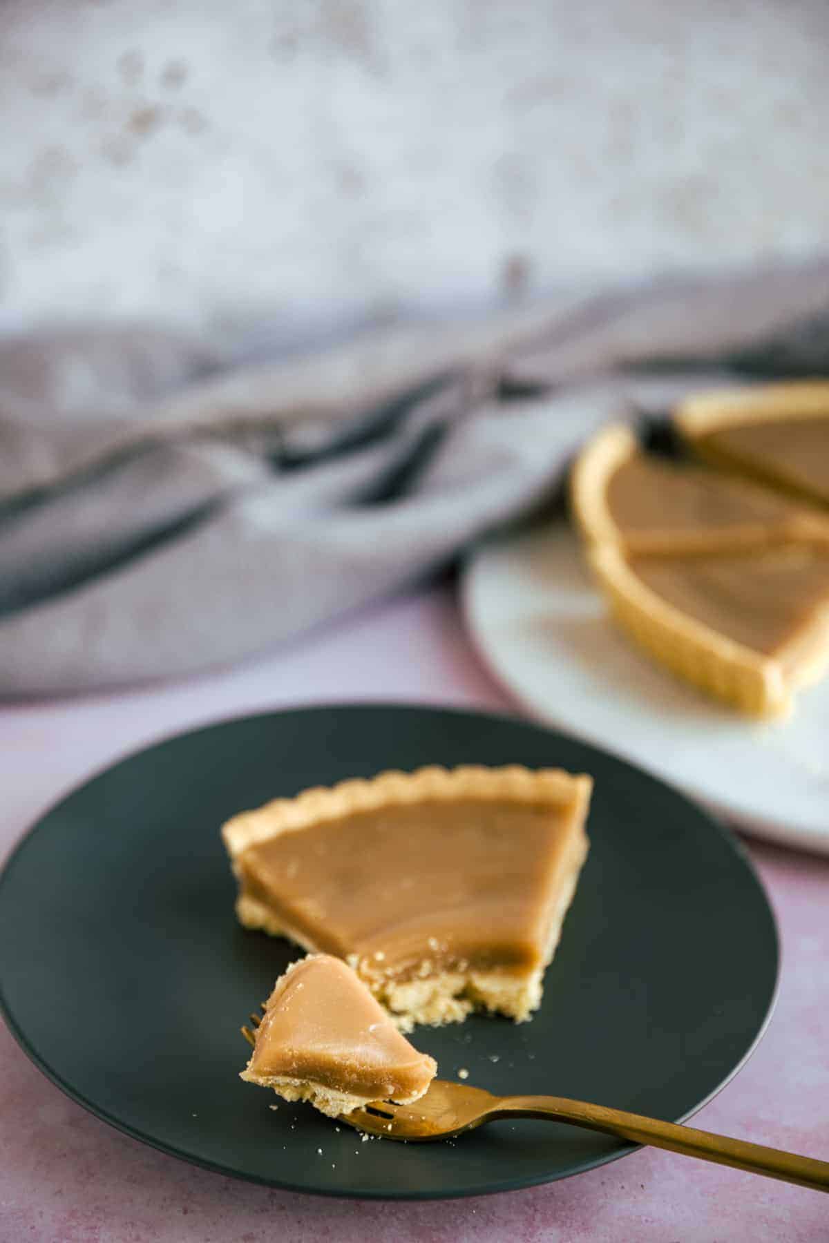 Butterscotch Tart Old School Recipe | Amy Treasure