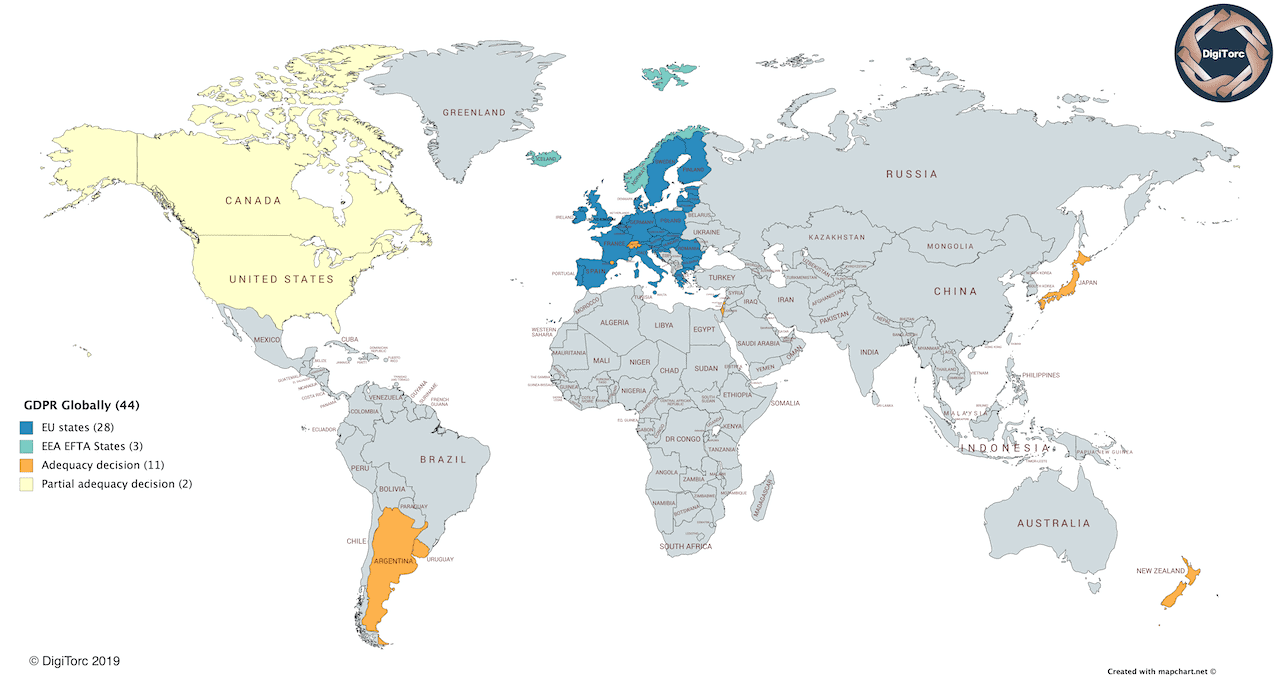 Where can my personal data go? GDPR & Geography - DigiTorc - GDPR, DPIA ... Where can my personal data go? GDPR & Geography - DigiTorc - GDPR, DPIA ...