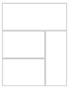 Free Printable Comic Strip Template Pages | Paper Trail Design