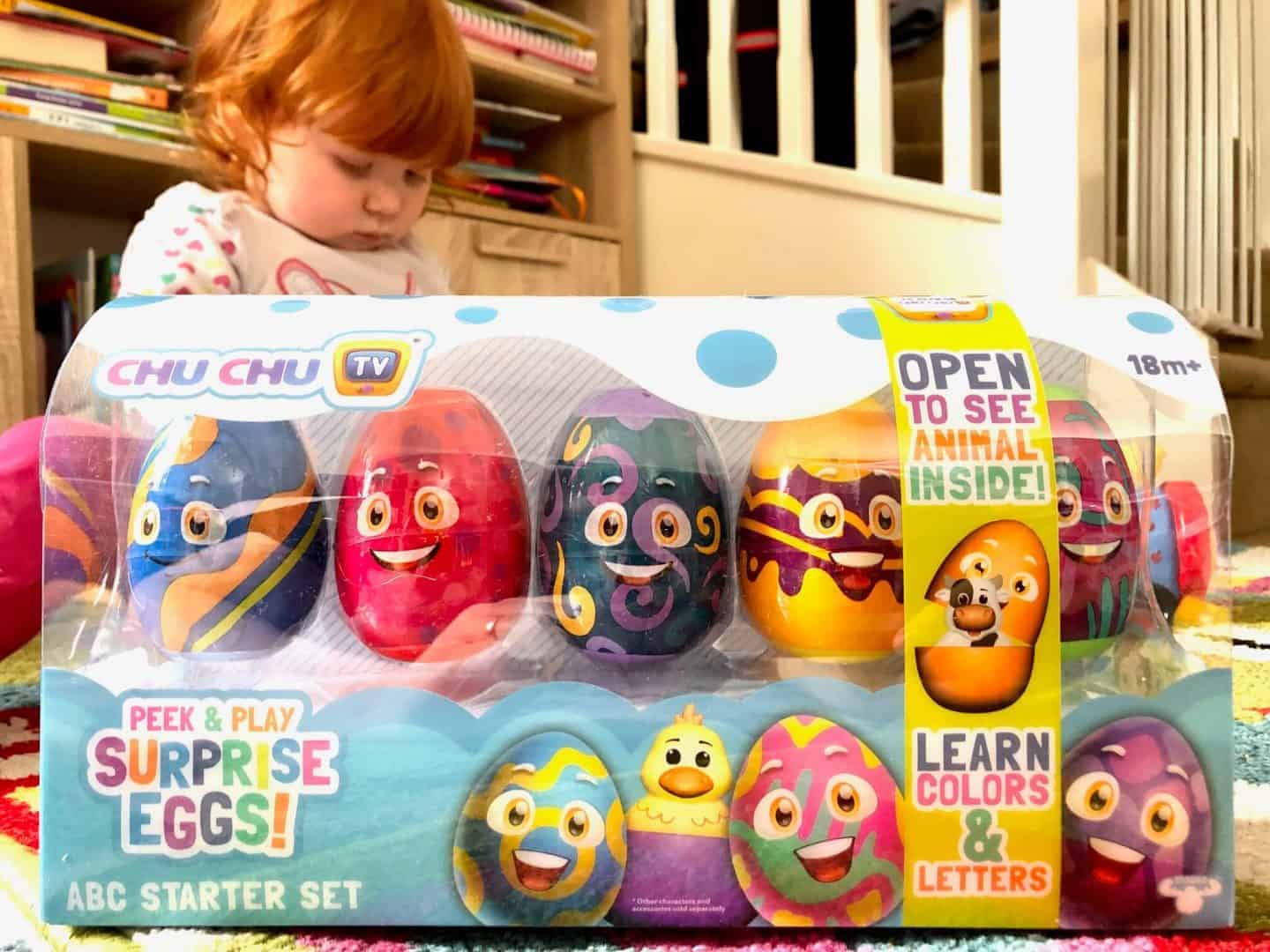 Chu Chu Tv Peek And Play Surprise Eggs Chu Chu Tv Train And Abc