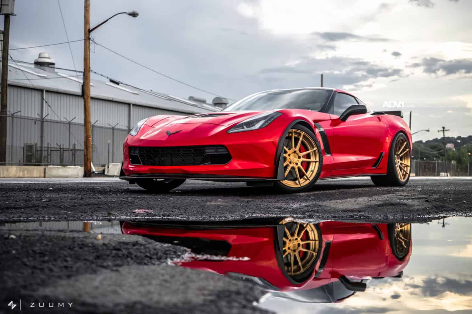 Chevrolet Corvette C7 Red ADV.1 ADV5.2 M.V2 STANDARD | Wheel Front