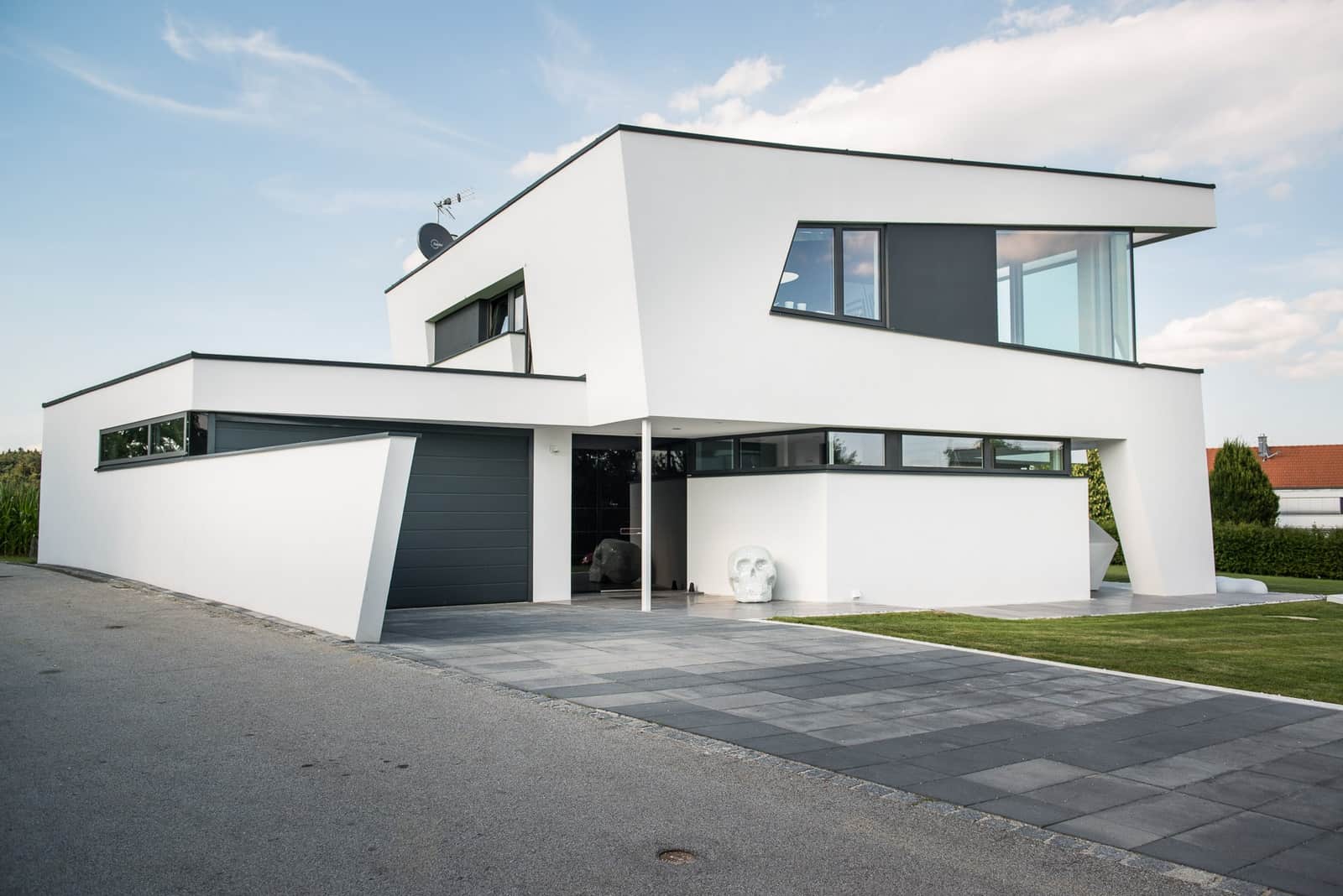 Architektenhaus Pultdach modern interpretiert | AVANTECTURE