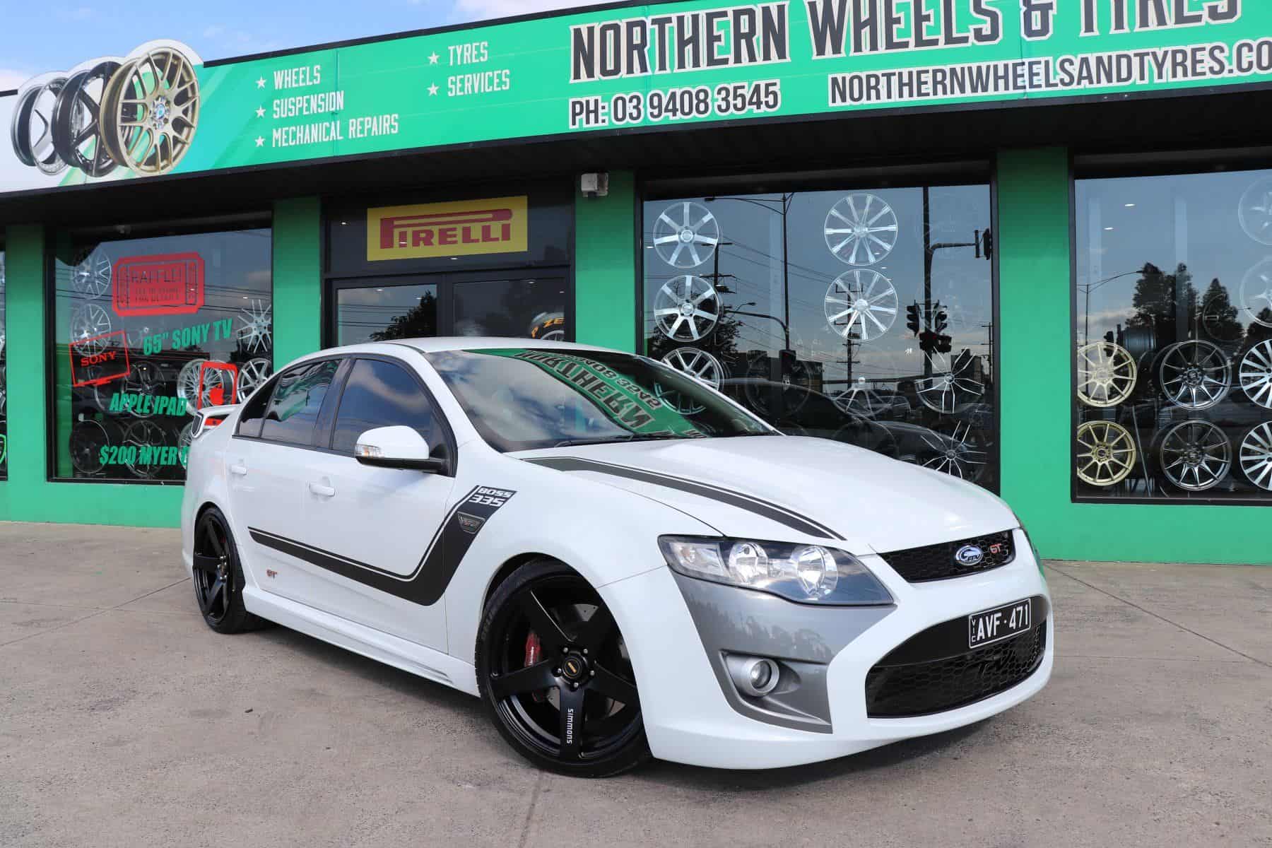 Ford Falcon FPV FG GT White Simmons FR-C | Wheel Front
