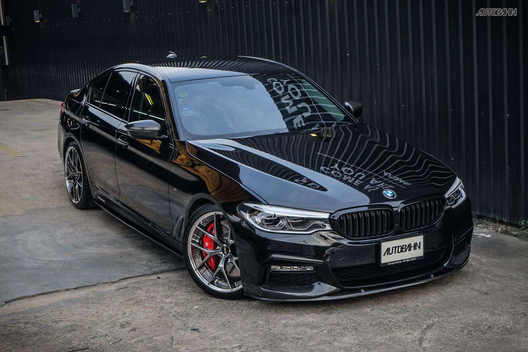 BMW 520d G30 Black BBS RI-S | Wheel Front