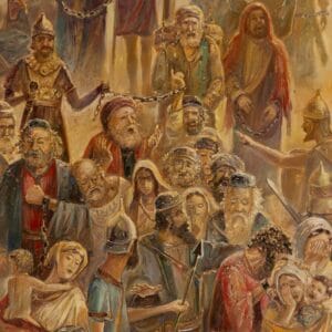 Painting: The Exodus and the Babylonian Exile of Israel - Alex Levin