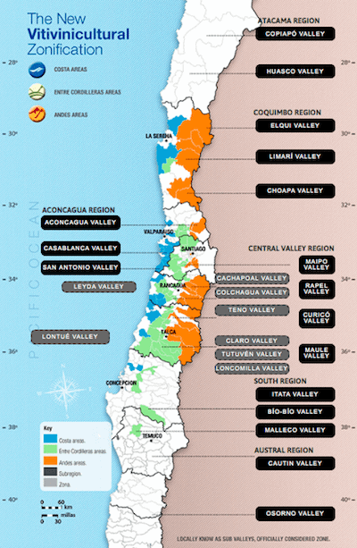 Uncorking Chile's Wine Regions • Sub-Regions & Chilean Wine Styles