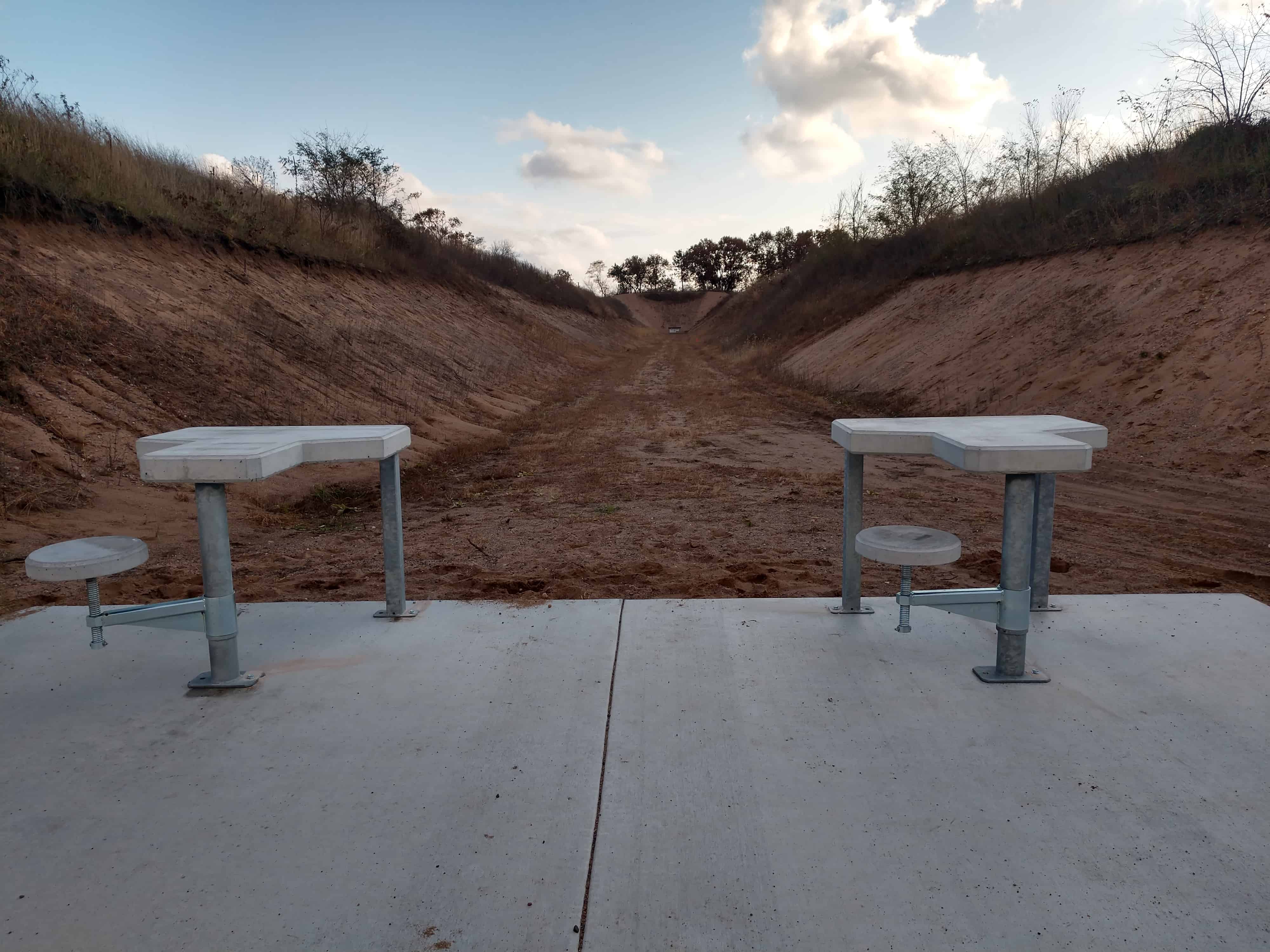 Shooting Range Benches | Wieser Concrete
