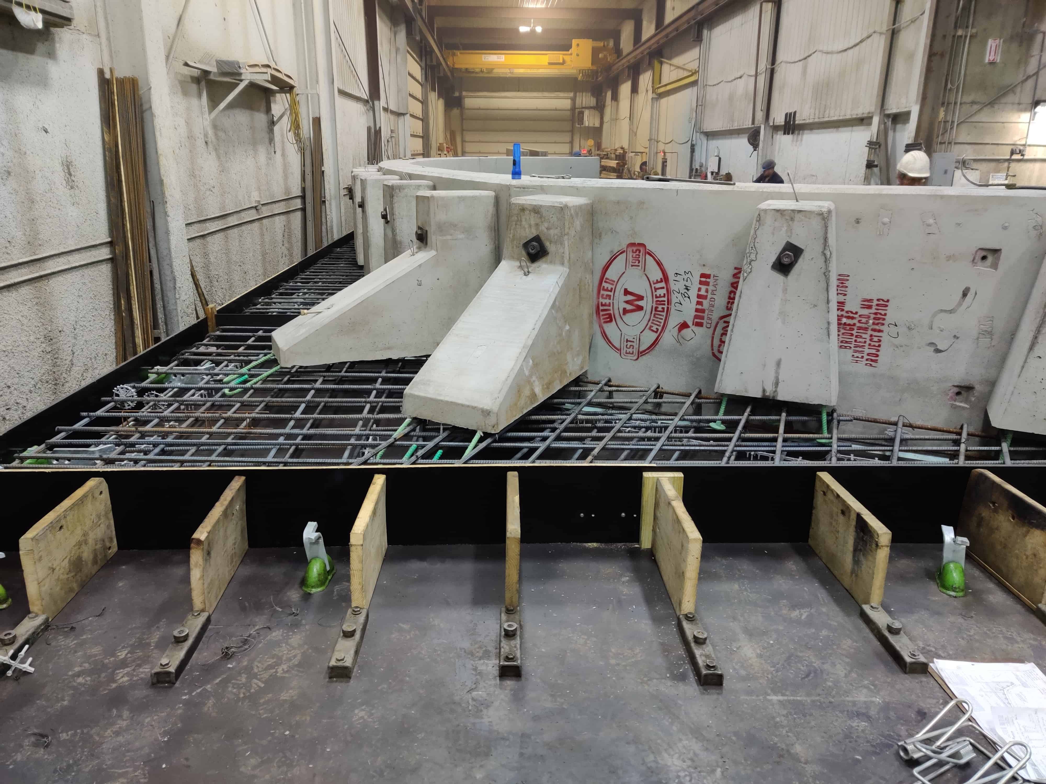 Headwall for 60-Foot Bridge | Wieser Concrete