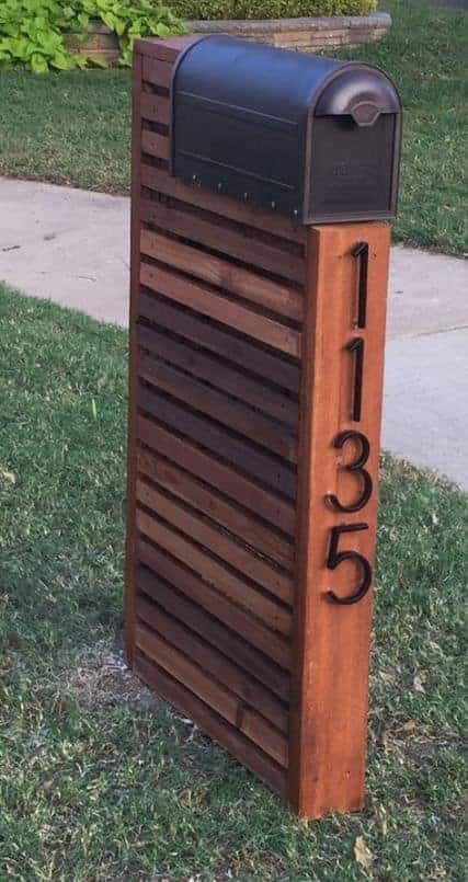 DIY mailbox post designs and ideas - THE HOMESTUD