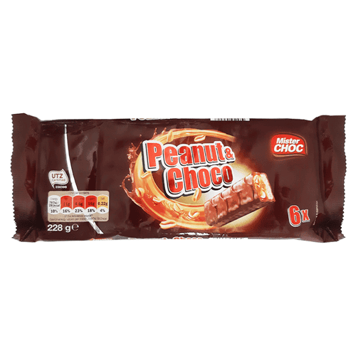 Mister Choc Peanut & Choco 228g - Supersavings
