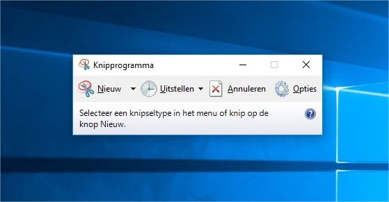 Knipprogramma Windows 10 - van Dulst Automatisering & Beveiliging