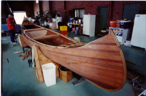 The 24ft steam canoe project for the Murray River Lakes - Storer Boat ...