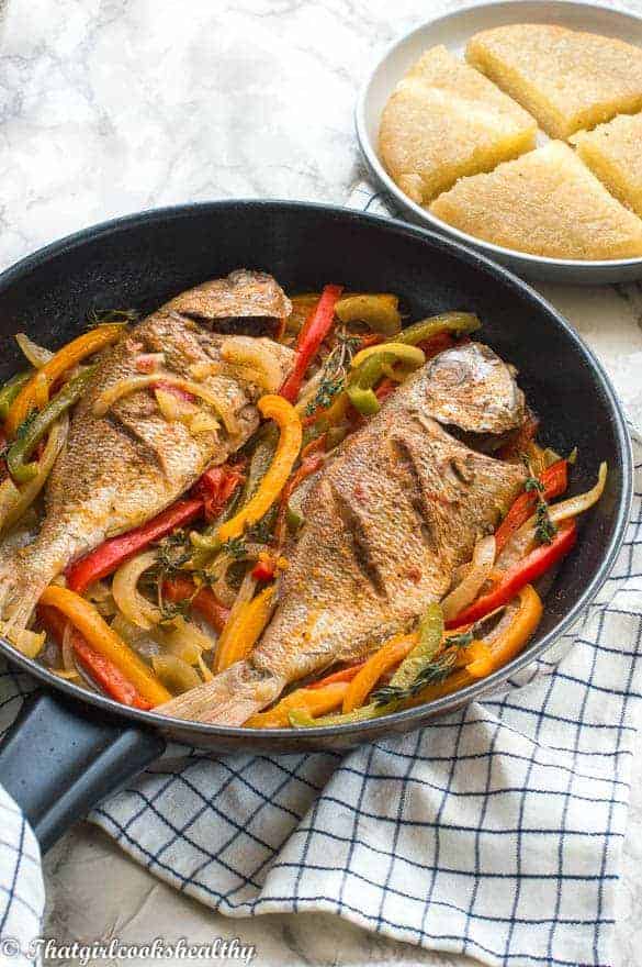 Jamaican steamed fish - That Girl Cooks Healthy