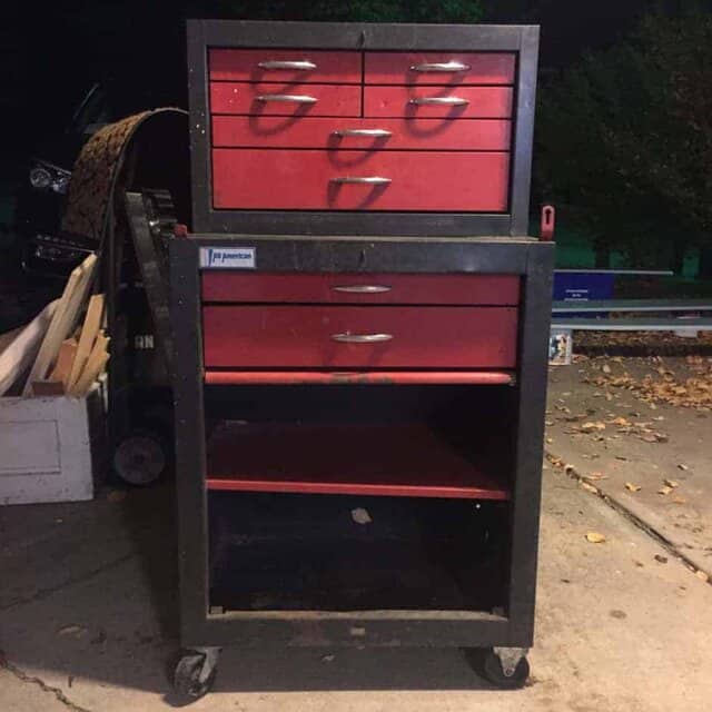 METAL TOOL CHEST MAKEOVER - The Striped House