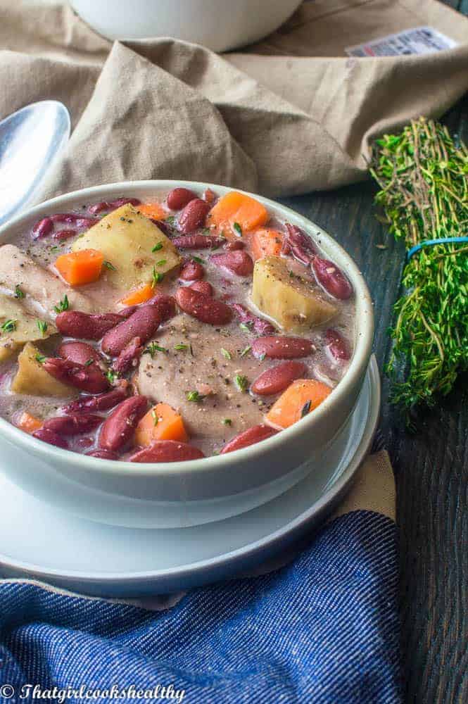 Red pea soup (vegan, gluten free) - That Girl Cooks Healthy