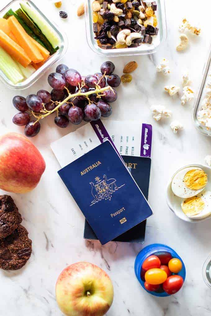 Healthy Airplane Snacks - Sunkissed Kitchen