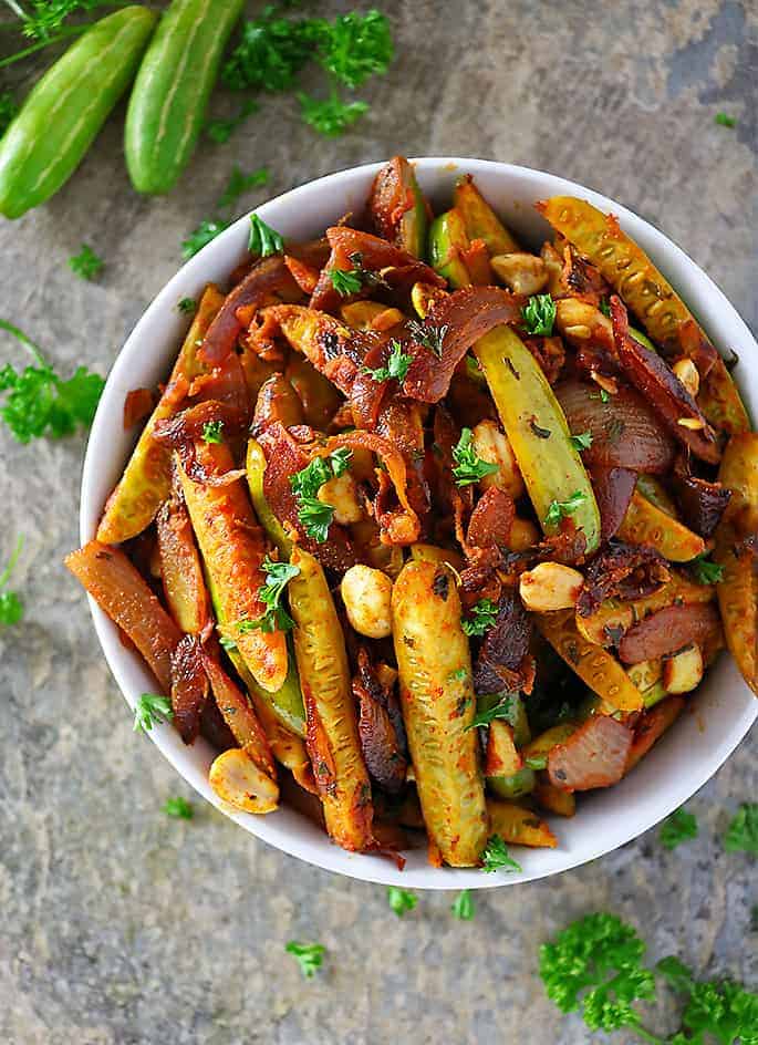 Ginger Garlic Tindora Stir Fry Recipe - Savory Spin