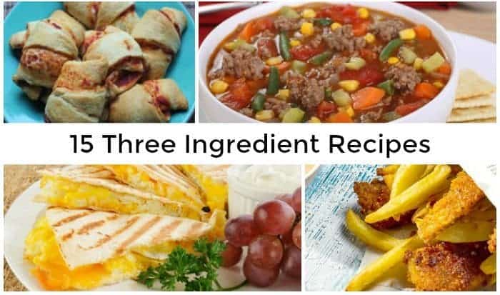 15 Three Ingredient Recipes.... | The Diary of a Frugal Family