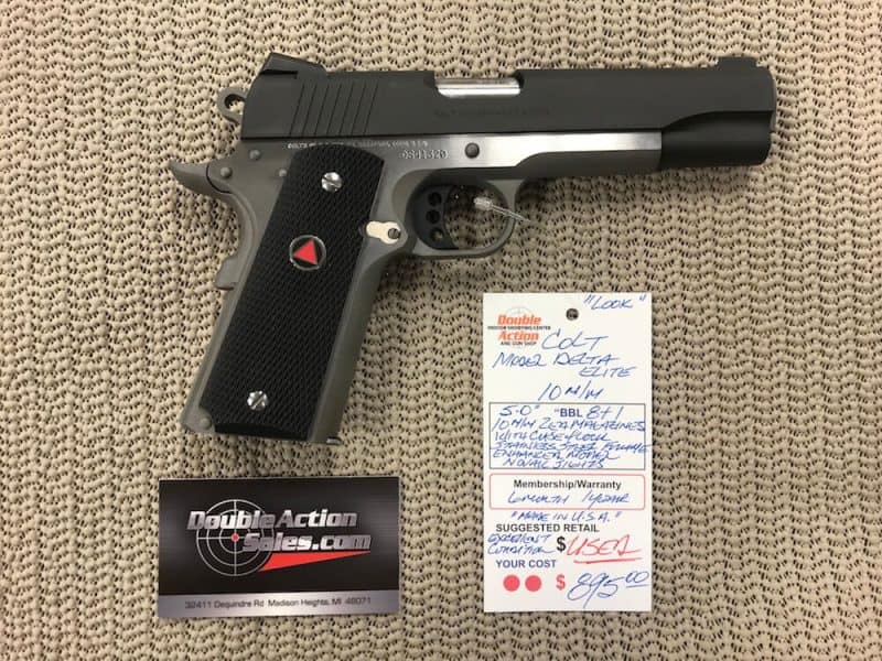 Colt Delta Elite 10mm | Double Action Indoor Shooting Center & Gun Shop