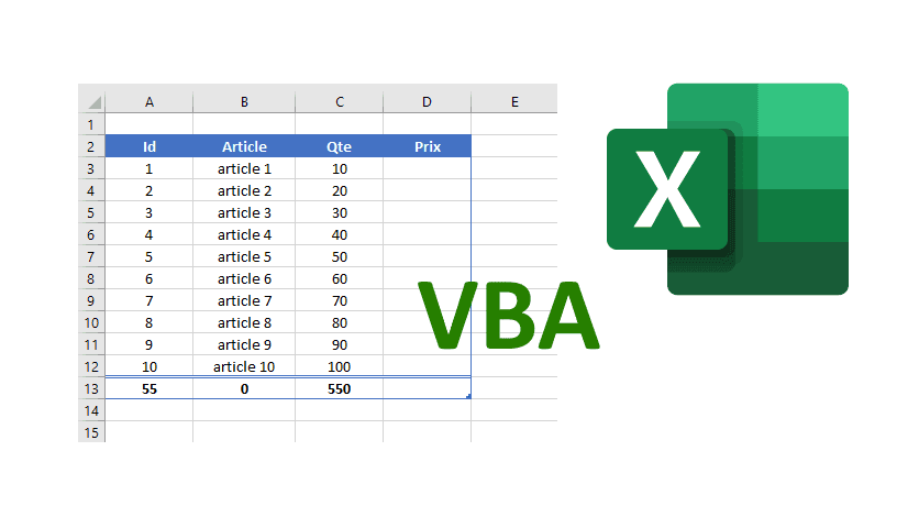 5 Techniques Pour Manipuler Les Tableaux Excel En Vba