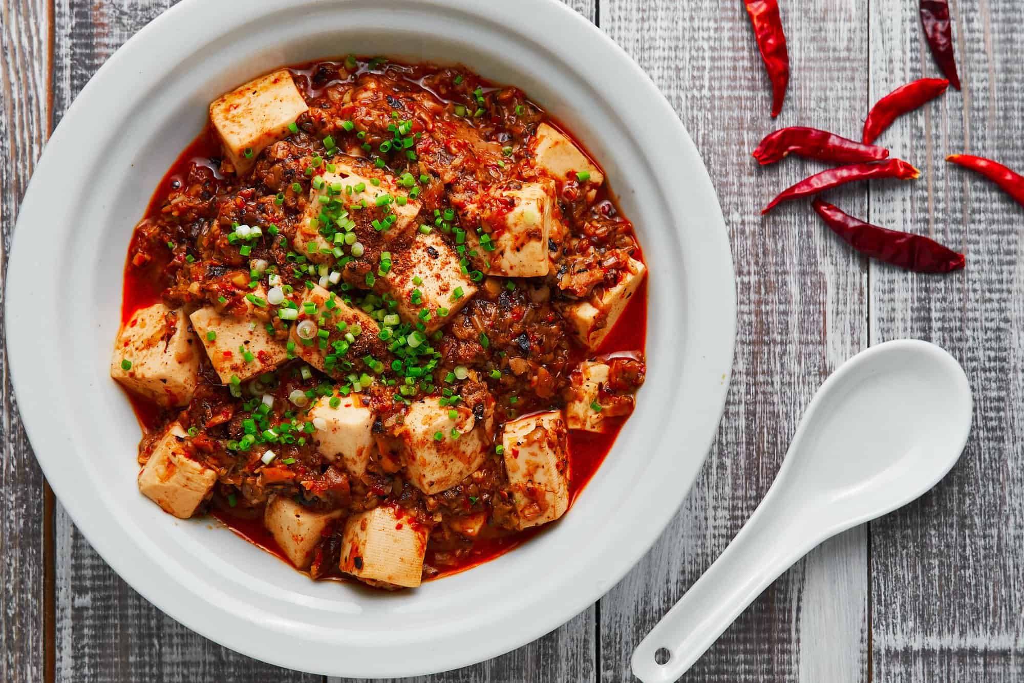 Vegan Mapo Tofu Recipe (麻婆豆腐)
