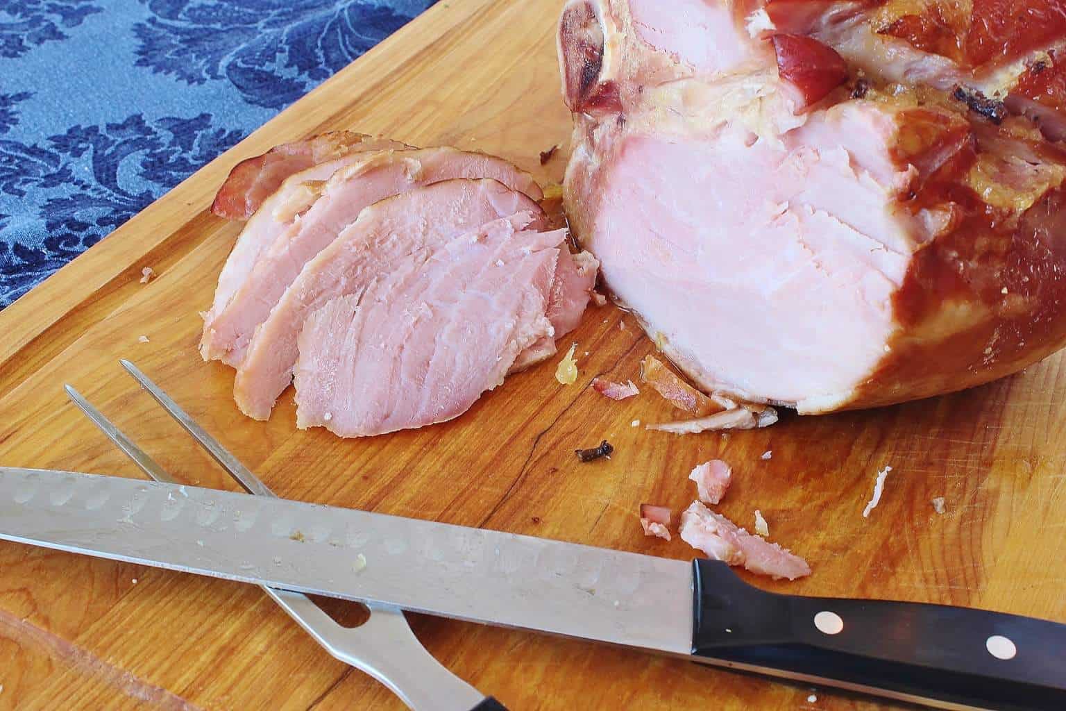 Baked Glazed City Ham | Syrup and Biscuits