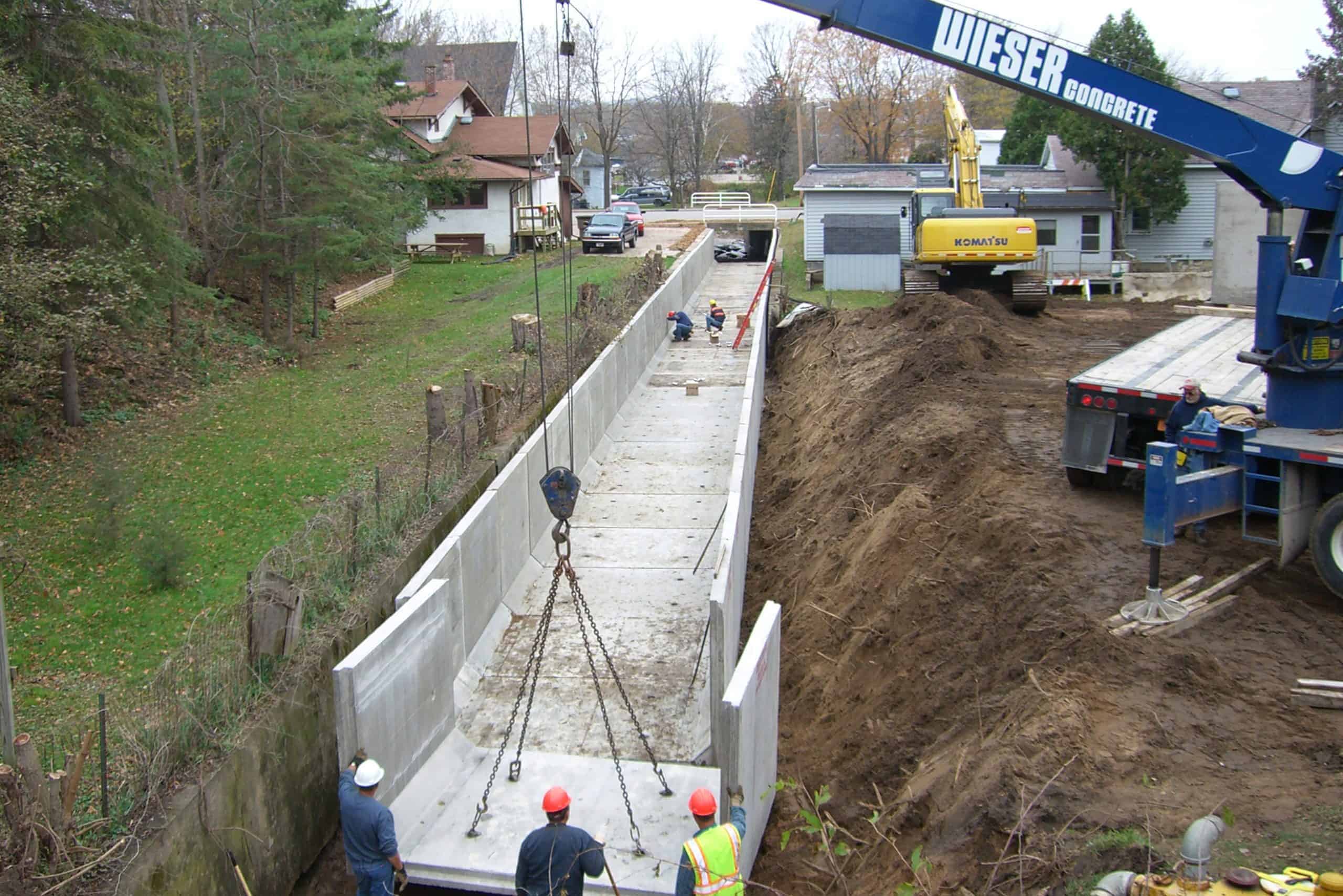 Utility Trench | Wieser Concrete