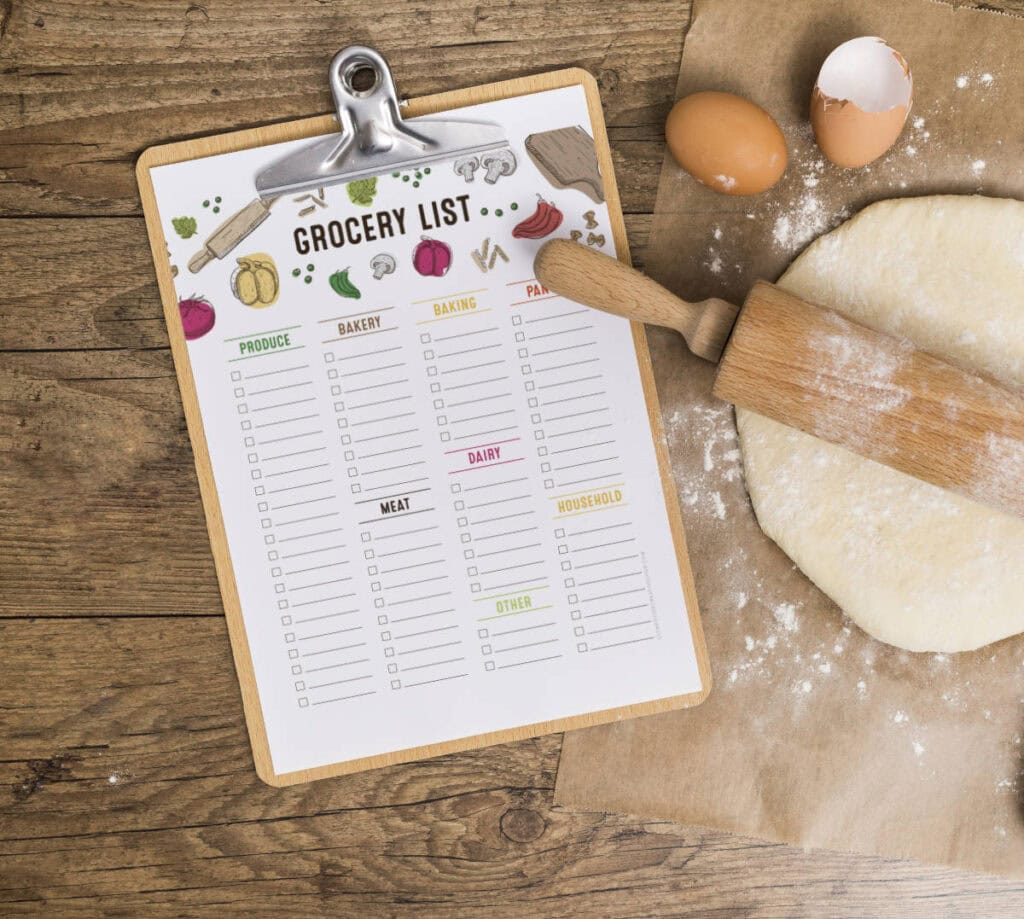 Free Editable Grocery List {Printable PDF}