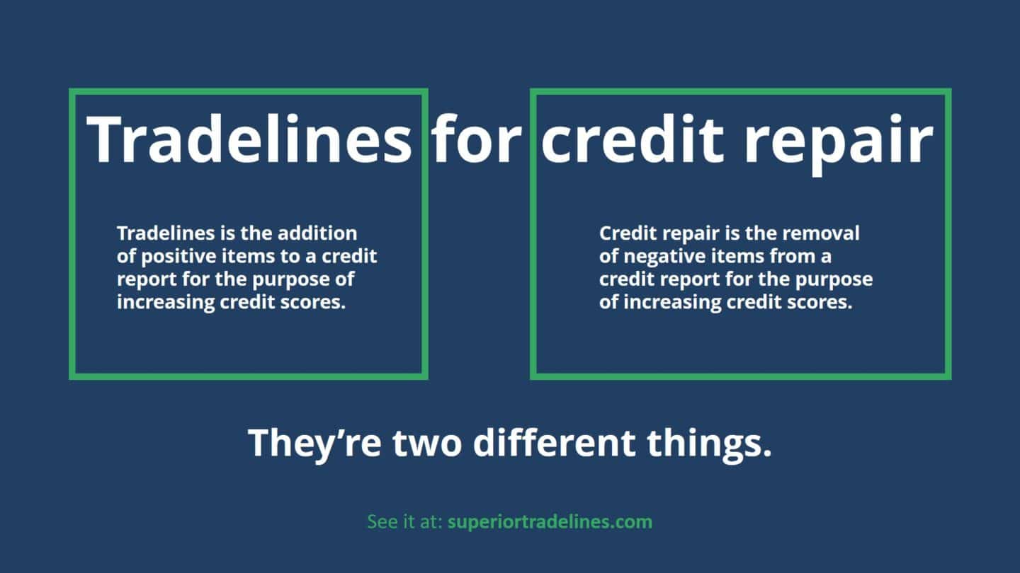 Tradelines for credit repair: Understanding both and how to use them.