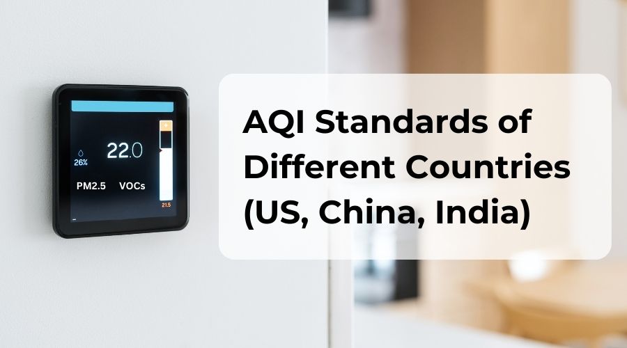 AQI Standards of Different Countries (US, China, India) – Smart Air