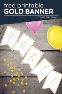 Free Printable Banner Letters Templates | Paper Trail Design