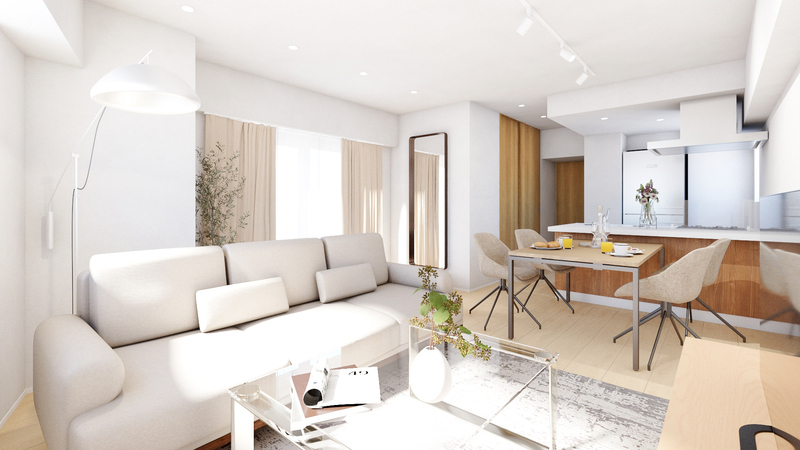 E-Housing GranDuo Shimokitazawa 12 for Rent | 2LDK in 2-1-15 Ohara, Setagaya-ku, Tokyo | E-Housing